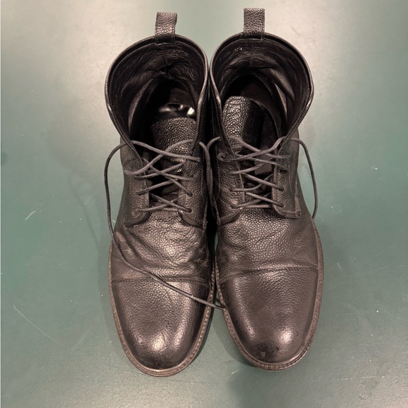 Theory | Shoes | Theory Mens Black Leather Boots | Poshmark